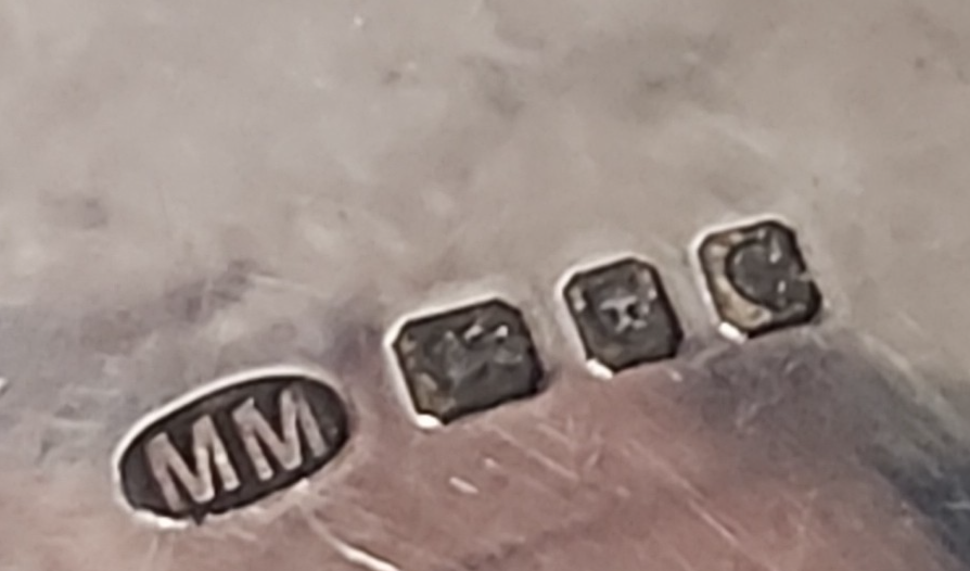 MICHAEL MURRAY ENGLISH STERLING SILVER PYX PRIESTS WAFER BOX circa 1958 ...