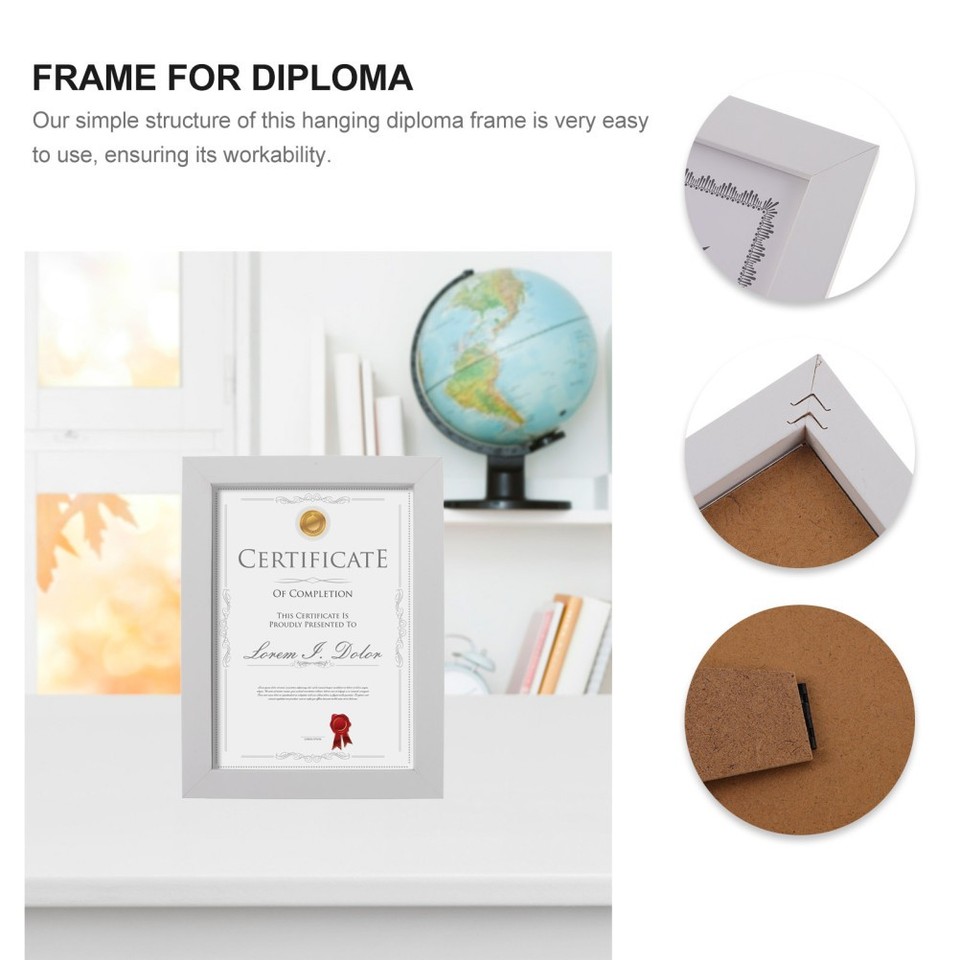 Business License Wooden Frame Diploma Certificate Document Frame For ...