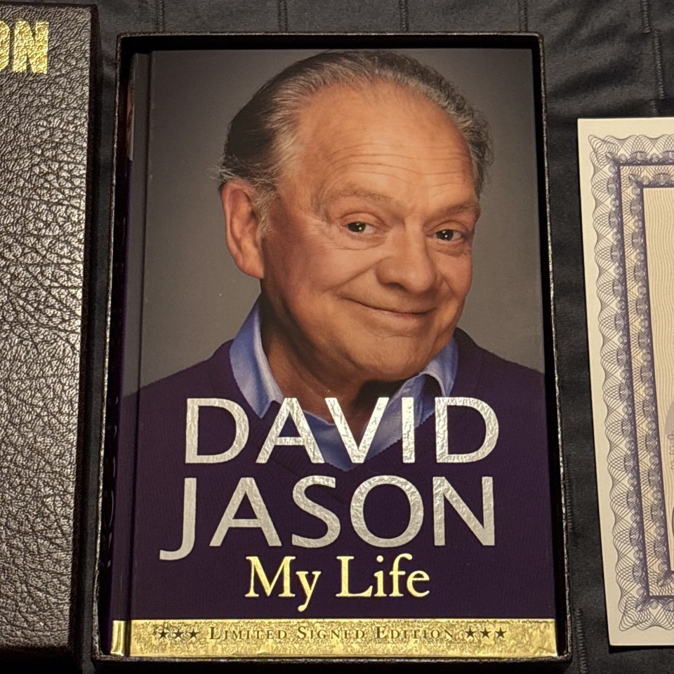 David Jason My Life Only Fools And Horses Multi Signed Book - Limited ...