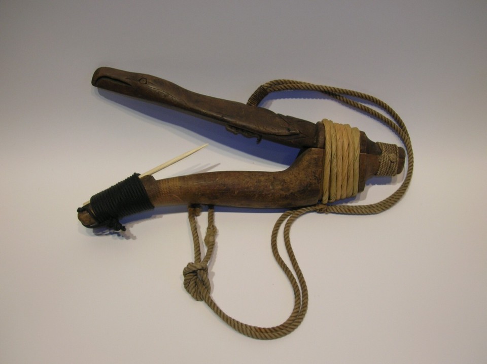 19TH C. NORTHWEST COAST HALIBUT HOOK WITH RAVEN EFFIGY CARVINGS - AS ...