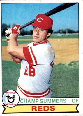 1979 Topps #516 Champ Summers Cincinnati Reds | eBay