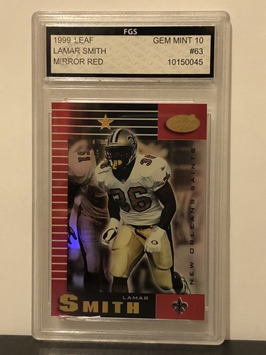 1999 Leaf Certified - Lamar Smith #63 Mirror Red for sale online | eBay