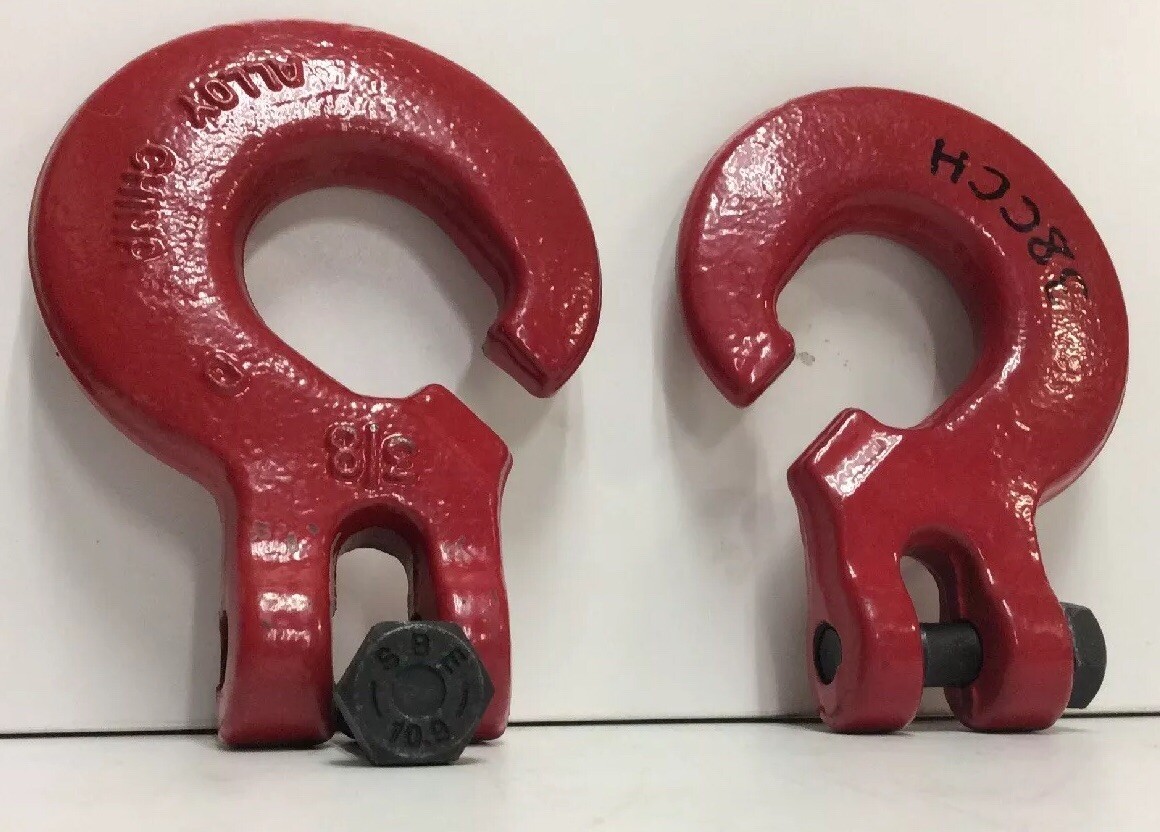 Chain Choker Hook 3/8" Logging G80 3.15 Tons 6900 Lbs WLL (2 Pack ...