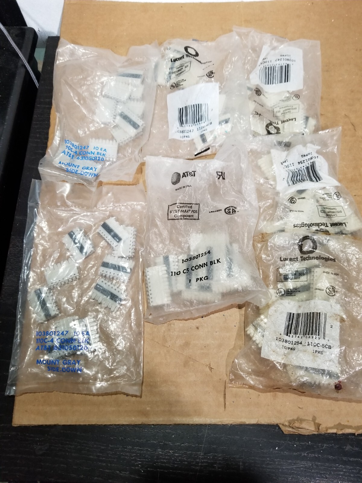 LUCENT AT&T 110 C-5B CONNECTION BLOCKS 110-CB5 110C-5 - 80 PIECES | eBay