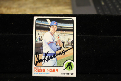Don Kessinger Chicago Cubs Baseball Card Autographed Auto Signed | eBay