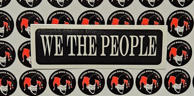 We The People Motorcycle Helmet Sticker Helmet Decal | eBay