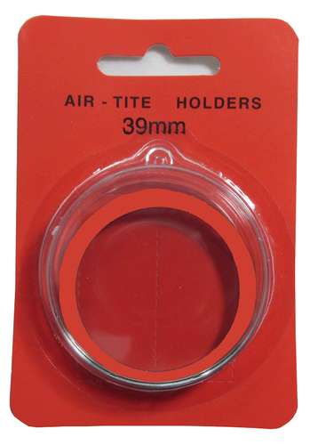 I39 Air-Tite Red Ring Fit 39mm Coin Capsule Holder for Holiday Ornament ...