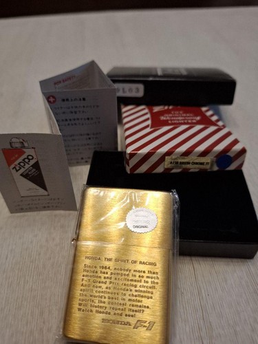 HONDA F1 COLLECTION ZIPPO Lighter New Unopened | eBay
