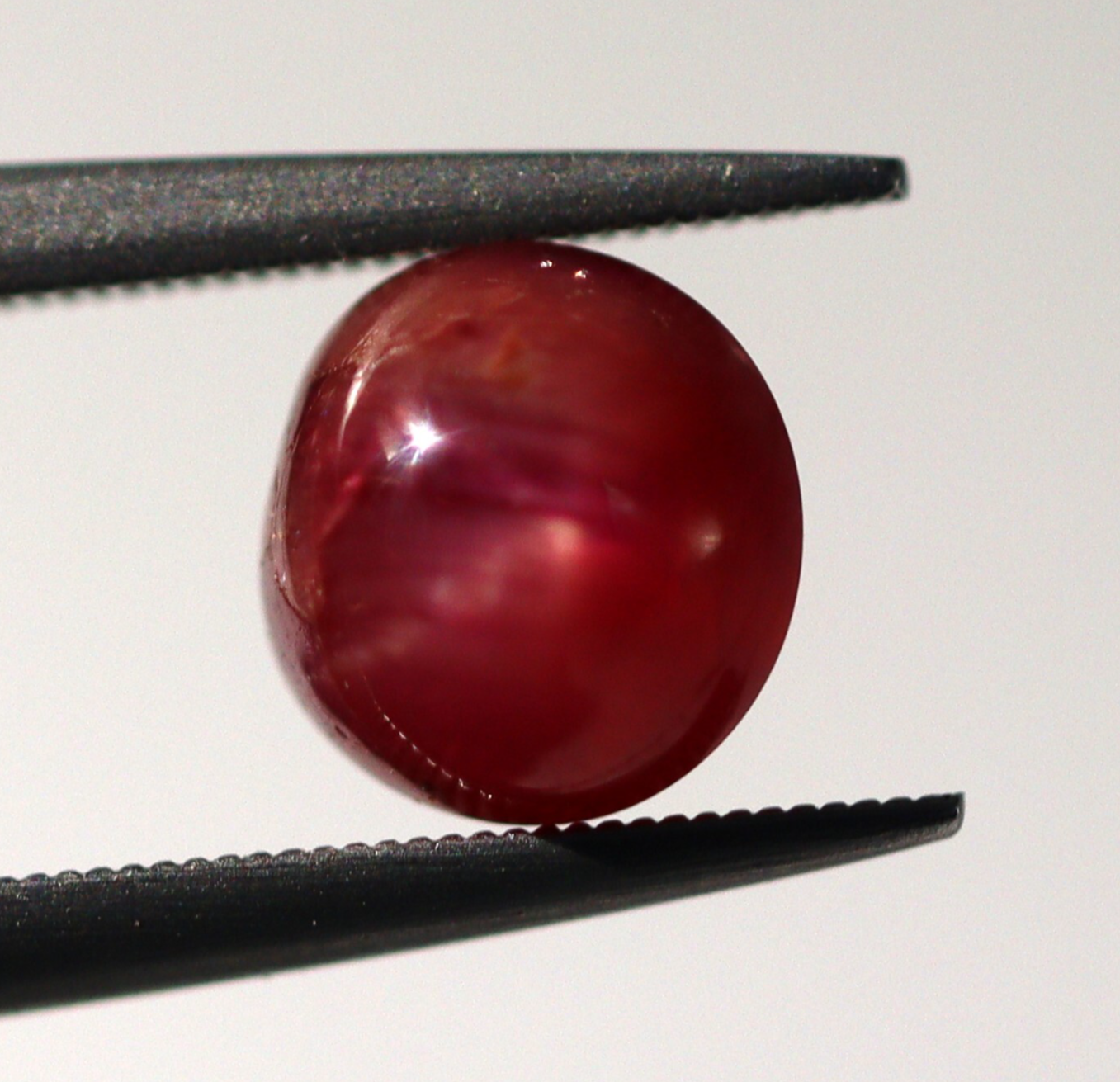 1.64 Ct Natural 6 Rays Star Ruby Loose Round Shape No Heat Gemstone ...