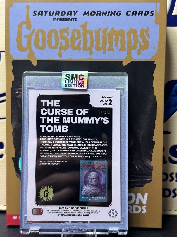 2025 Saturday Morning Cards Goosebumps The Haunted Mask Cracked Ice /50 ...