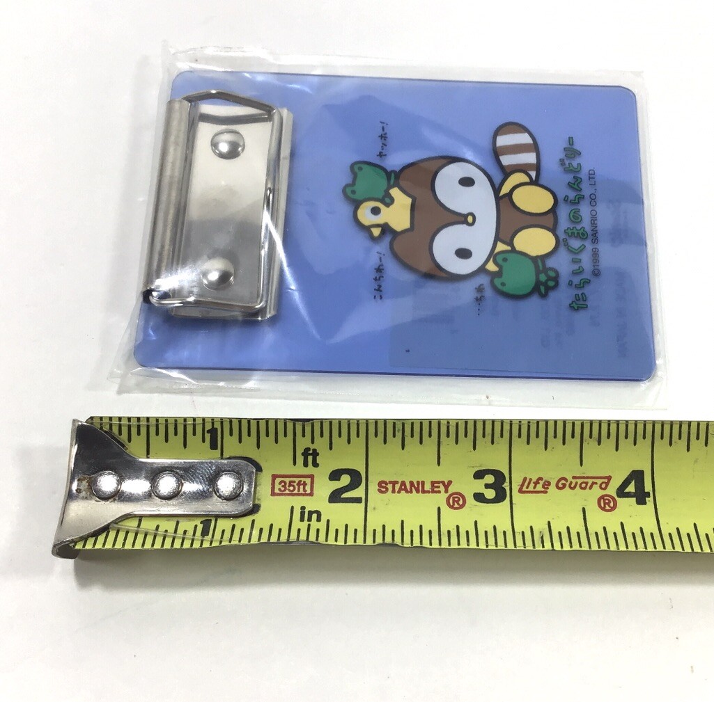 SANRIO Landry The Raccoon 1999, 2000 Vintage Rare Mini Blue Desk ...