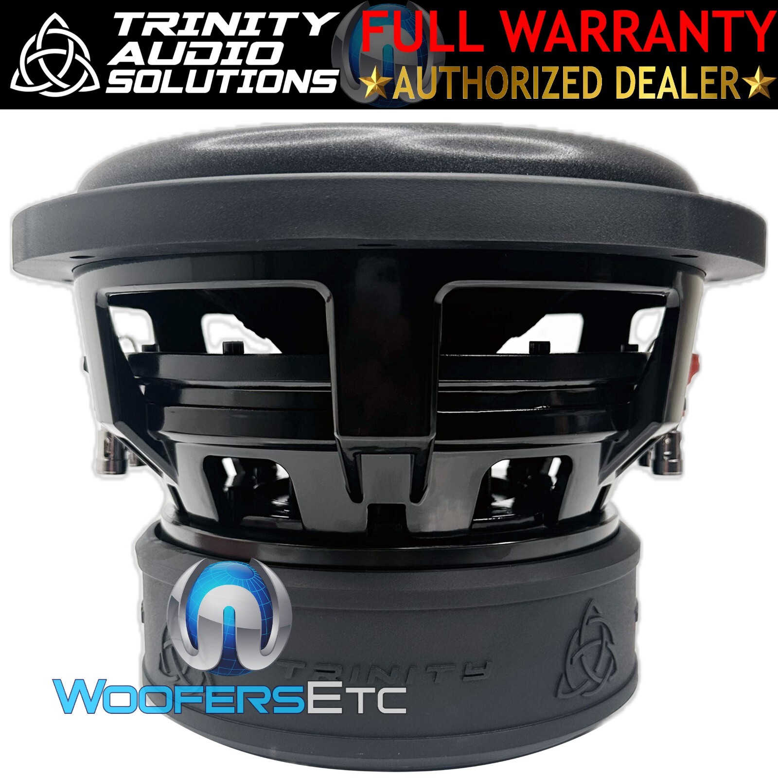 TRINITY AUDIO TAS-B10D2 10" 4500W SUB DUAL 2-OHM CAR SUBWOOFER BASS ...