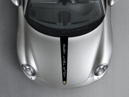 Custom Stripe Hood Decal Design To Fit 911 2012-2019 991 991.2 | eBay