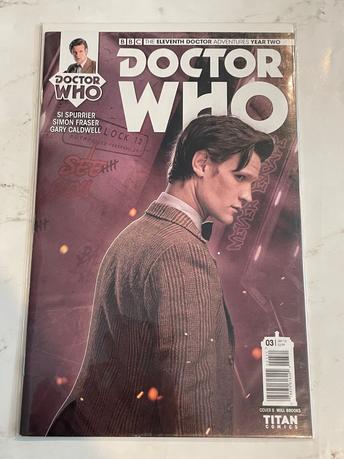Doctor Who Eleventh Doctor Comic Book Volume 03 Jan 16 Cover B Will ...