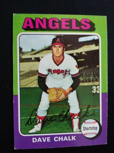 1975 Topps Baseball Card # 64 Dave Chalk - California Angles SP | eBay