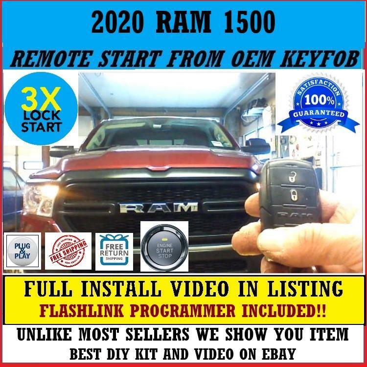Plug & Play Remote Start 2020 RAM 1500 GAS or DIESEL | eBay