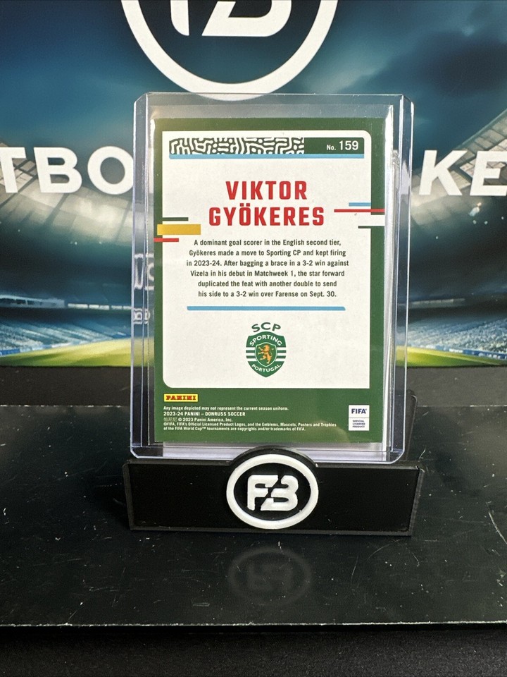 2023-24 Donruss FIFA Viktor Gyokeres RC /10 GOLD Rookie Sporting CP ...
