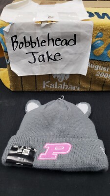 NWT NCAA PURDUE BOILERMAKERS GRAY EARS NEW ERA CAP HAT KNIT CUFFED ...