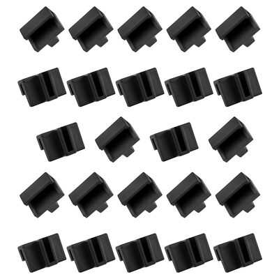 Hanging File Rail Clips Black File Folder Plastic Rail Clips for Most ...