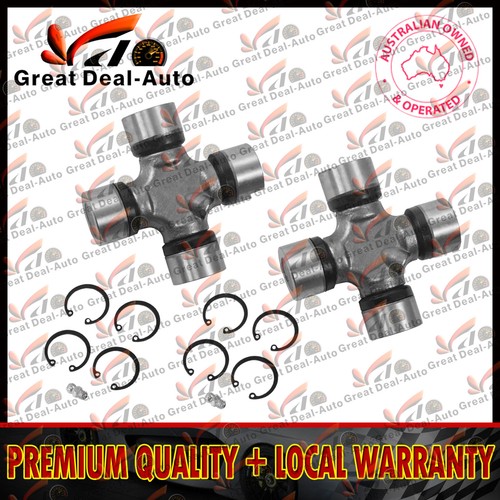 PAIR UNIVERSAL JOINTS FOR MOST LAND ROVER DISCOVERY 1991 ON 27mm X 81 ...