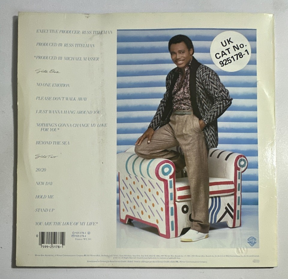 George Benson – 20/20 - LP Record Vinyl Album - 1985 - Funk - VG+ / VG+ ...