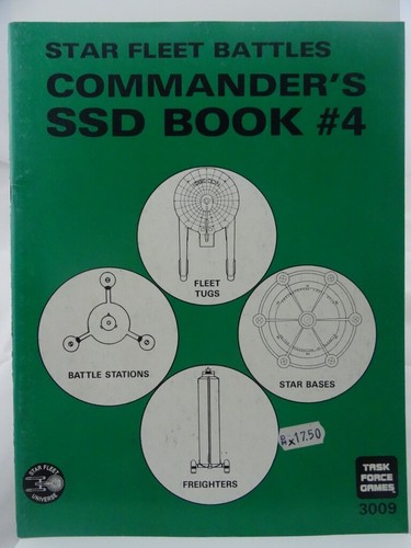 Task Force Games 3009 - Star Fleet Battles - "Commander´s SSD Book #4 ...