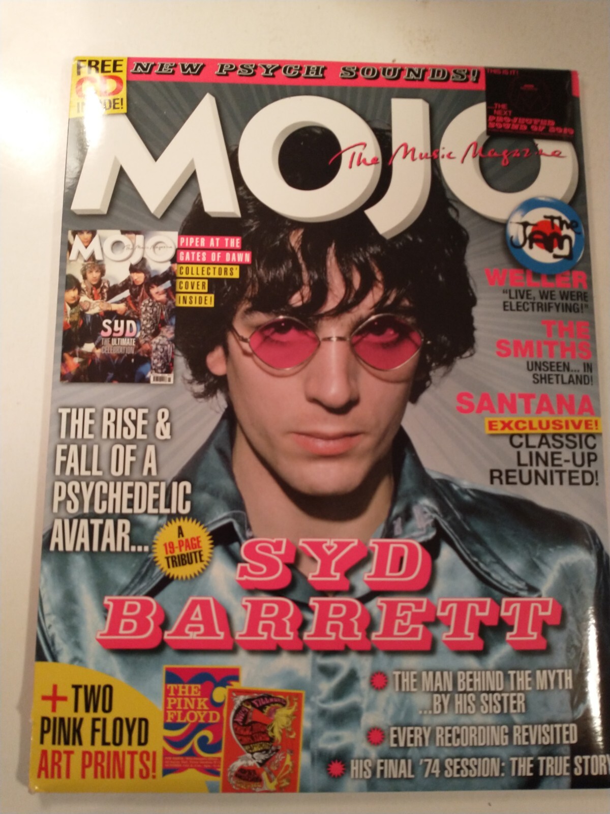 Mojo Magazine UK Syd Barrett Tribute Santana Free CD The Smiths June ...