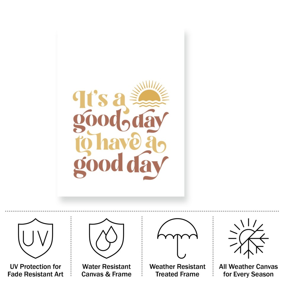 Outdoor Canvas Art - Beth Cai 'Good Day No2' Wall Art for Outdoor ...