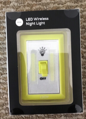 IJOY LED WIRELESS NIGHT LIGHT YELLOW | eBay