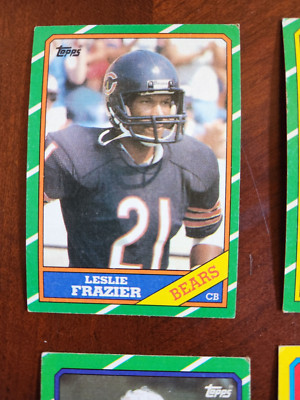 1986 Topps Leslie Frazier #26 Vintage NFL Football Chicago Bears | eBay