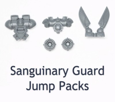 Warhammer 40K Blood Angels Sanguinary Guard Jump Pack | eBay