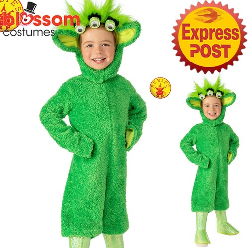 CK2108 Martian Green Alien UFO Space Jumpsuit Toddler Child Halloween ...