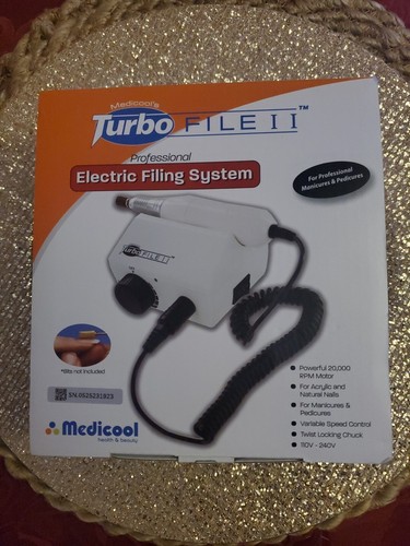 Medicool Turbo File 2 II Professional Manicure Pedicure Nail Filing ...