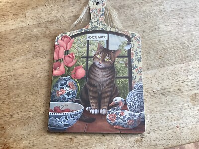 Cat Kitten Wood Cutting Board Wilscombe Melamine, Made in England ...