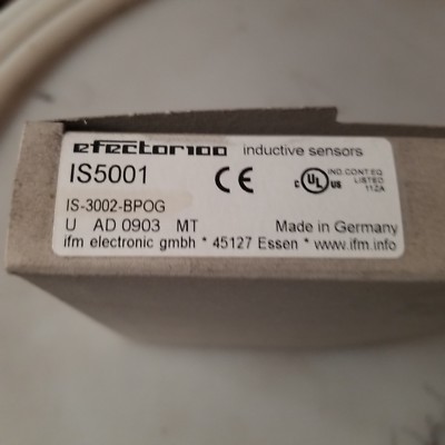 Efector / IFM IS5001 Inductive Sensor - aka IS-3002-BPOG | eBay