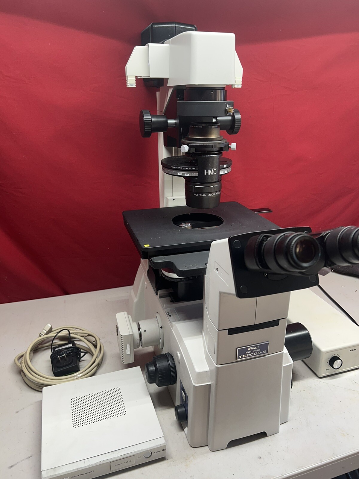 Nikon Inverted Microscope Eclipse TE2000-S with Hoffman Modulation ...