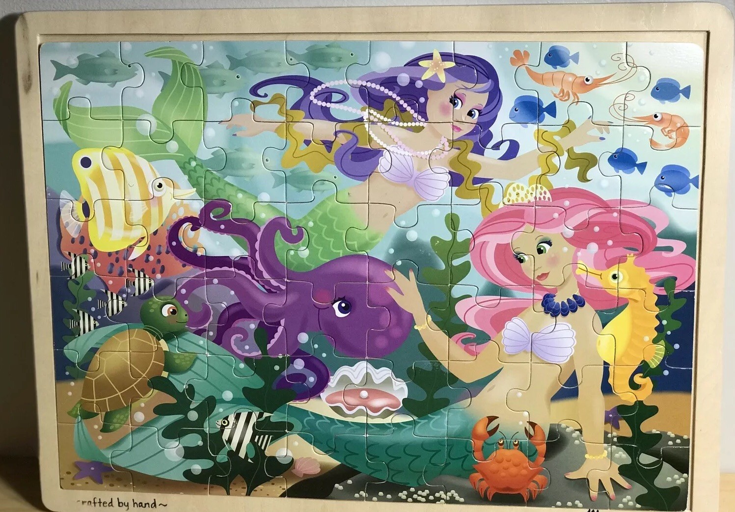 Melissa & Doug Mermaid Fantasea 48 Piece Wooden Jigsaw Puzzle | eBay