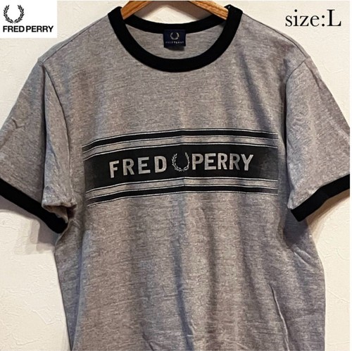 Men's Wear FRED PERRY Multiple Fred Perry FredPerry Short Sleeve T Shirt Gray L | eBay