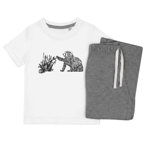 'Red Panda With Plant' Kids Nightwear / Pyjama Set (KP016941) | eBay