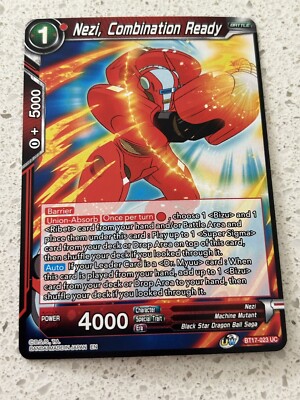 Nezi, Combination Ready BT17-023 UC - Ultimate Squad DBS (non Holo ...