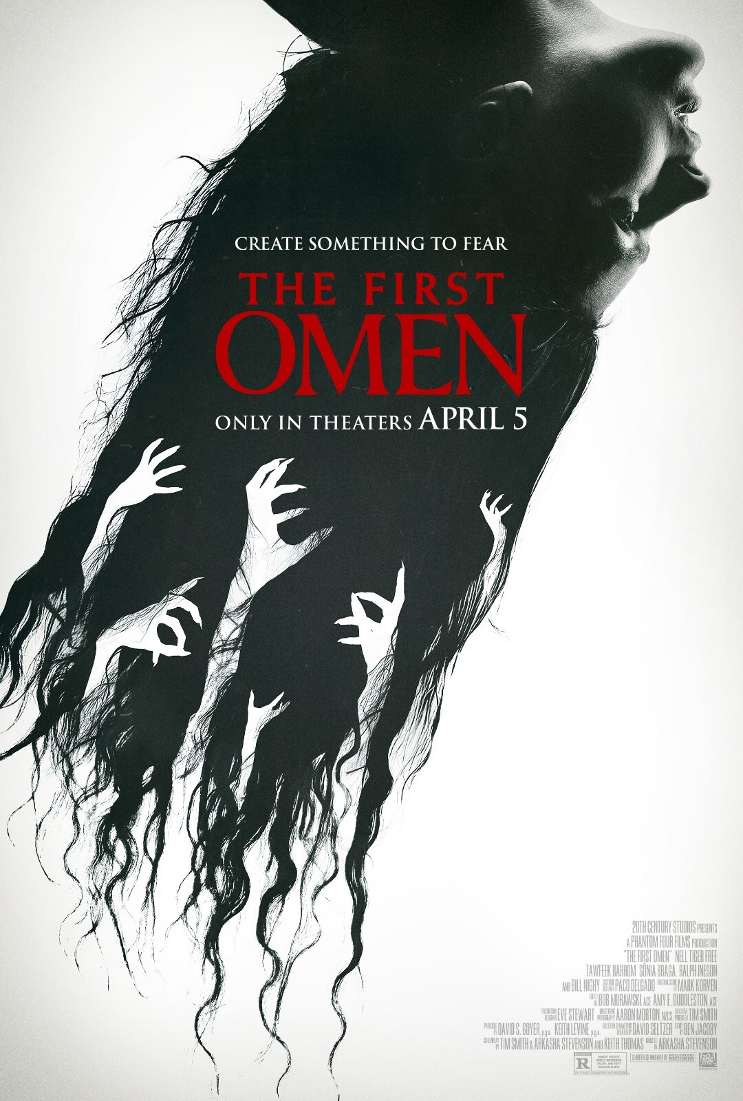 THE FIRST OMEN POSTER HORROR NELL TIGER FREE RALPH INESON SONIA BRAGA ...