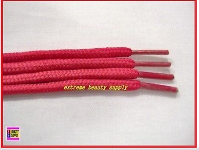 shoelace round shoe lace sneakers string boots hip RED 45 inch (114.3 ...