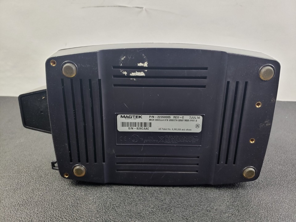 Magtek 22350005 Excella STX Check Reader No Power Adapter No Ink | eBay