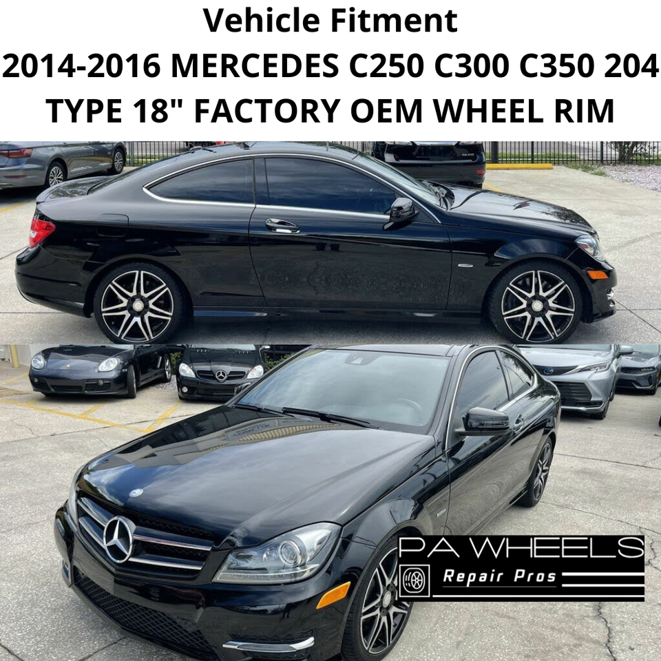 MERCEDES C-CLASS 2014-2016 18"OEM ORIGINAL FRONT AMG WHEEL RIM 85269 ...