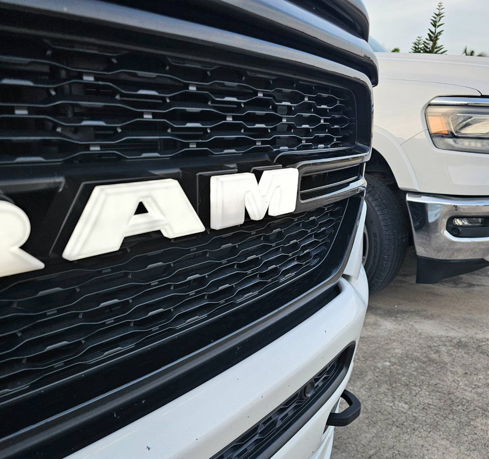 White LED Lighted Letters For Ram Rebel Style Grille Aftermarket Set | eBay