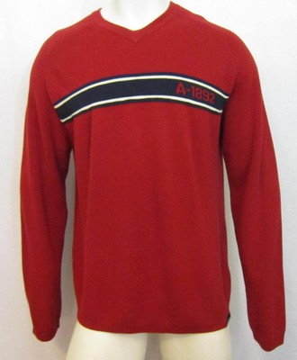 ABERCROMBIE & FITCH SIGNATURE A-1892 V-NECK MEN SWEATER SZ XL VIC-THOR1 ...