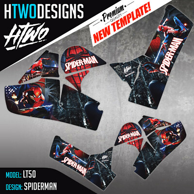 SUZUKI LT50 GRAPHICS KIT TO FIT LT 50 STICKERS QUAD DECALS STICKER ...