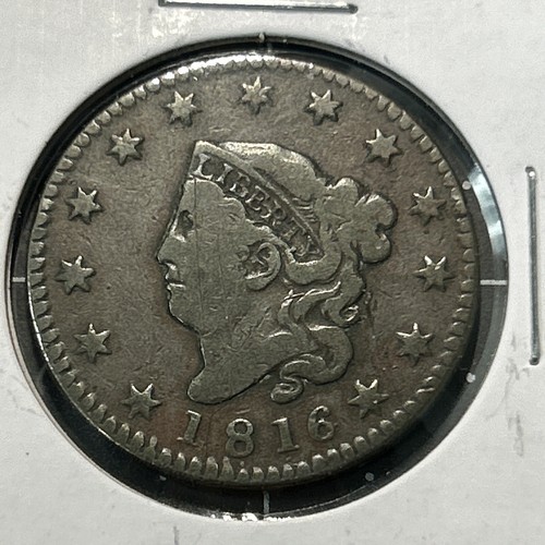 1816 Large Cent Coronet Head Copper Coin Collection Early America | eBay