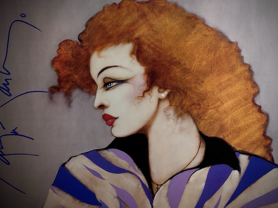 Ramon Santiago, 1943-2001 “Serenity” Art Print Hand-Signed & Dated 1989 ...