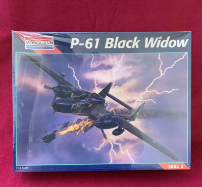 Monogram P-61 Black Widow 1:48 Model Airplane Kit WWII US Night Fighter ...